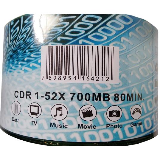 Cd-r 700 MB 52x com Logo Deko