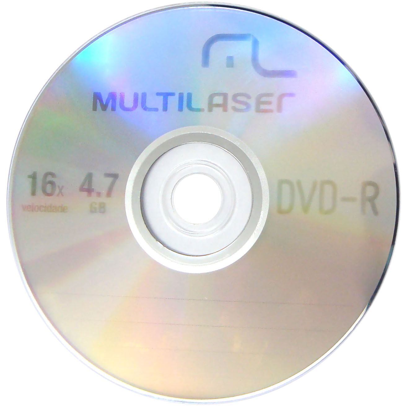 Dvd-r 4,7gb 16x 120min multilaser