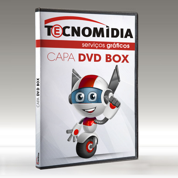 Capa para DVD impressa 4x4cor 182x272mm - Produtos Gráficos